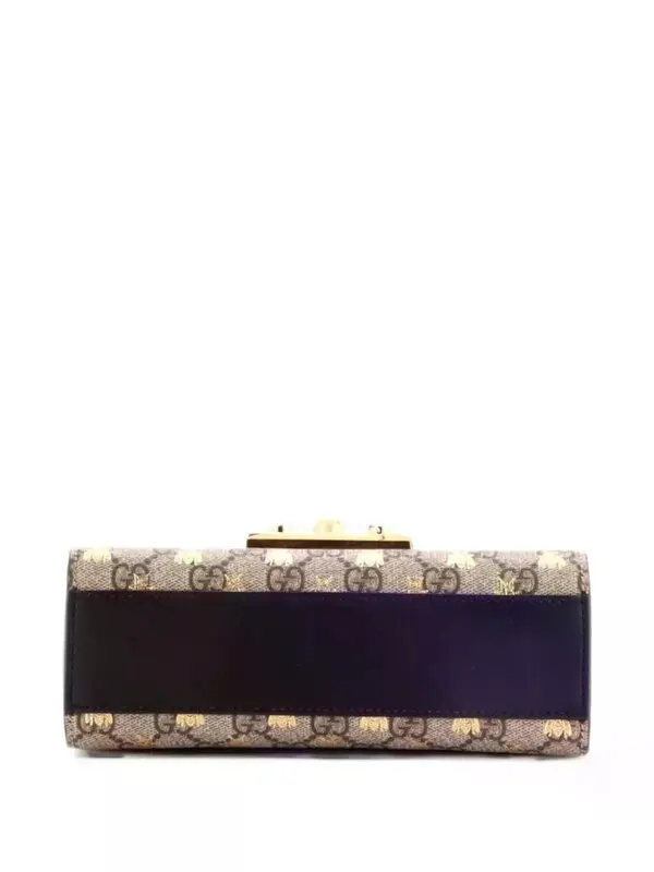 Gucci Padlock Printed Gg Coated Canvas Small Shoulder Bag