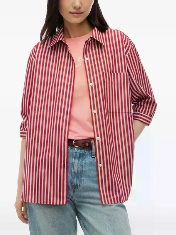 Tommy Hilfiger Vertical-stripe Long-sleeve Shirt