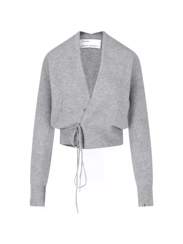Extreme Cashmere Ella Wrap Sweater - Grey