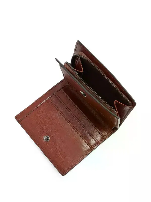 THE BRIDGE Logo-print Leather Wallet - Brown