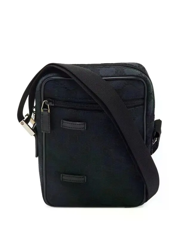Gucci Gg Crossbody Bag - Black