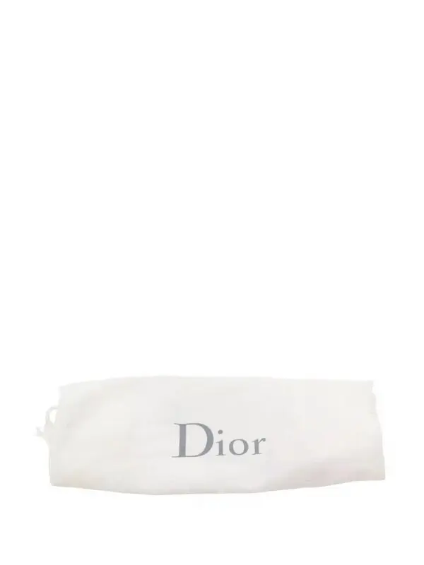 Dior 2015-2026 Mini Satin Crystal Embellished Saddle Bag Handbag - Grey
