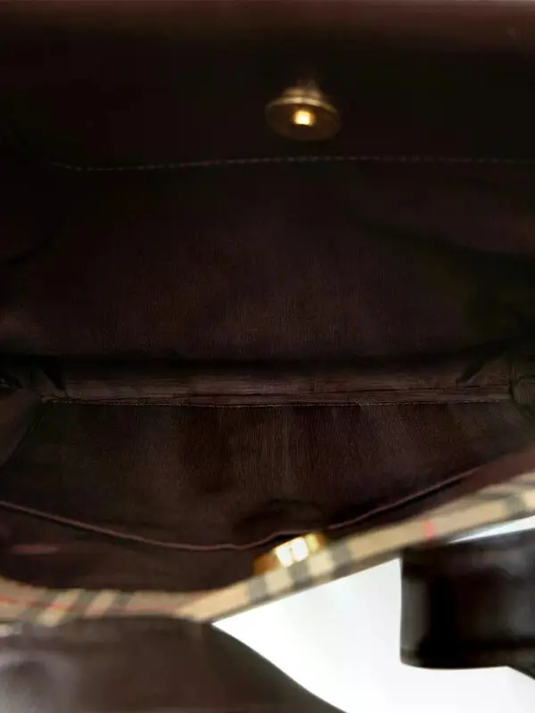 Burberry 2000-2017 Haymarket Check Canvas Tote Bag