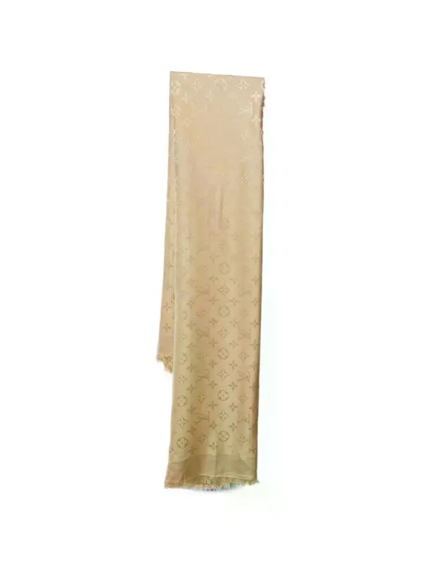 LOUIS VUITTON Dune Classique Monogram Motif Shawl