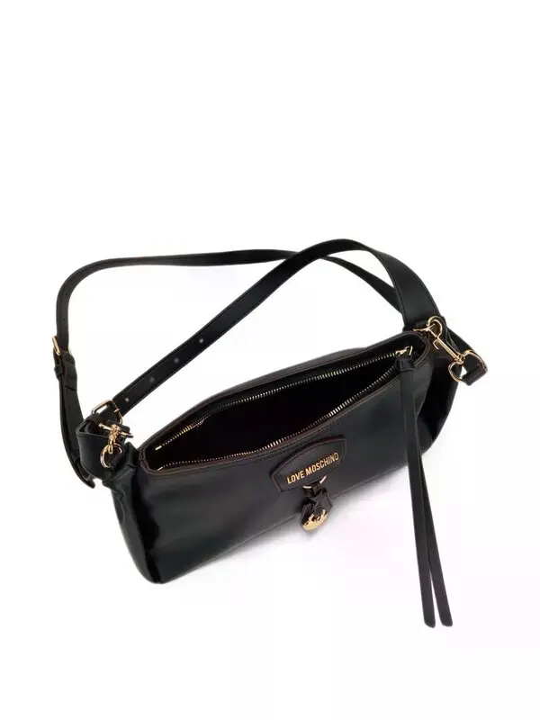 Moschino Heart-motif Logo-plaque Shoulder Bag