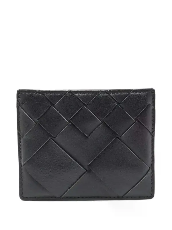 Bottega Veneta Intrecciato Card Holder - Black