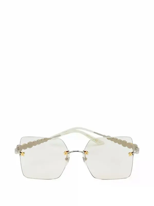 Gucci Crystal-embellished Square Sunglasses