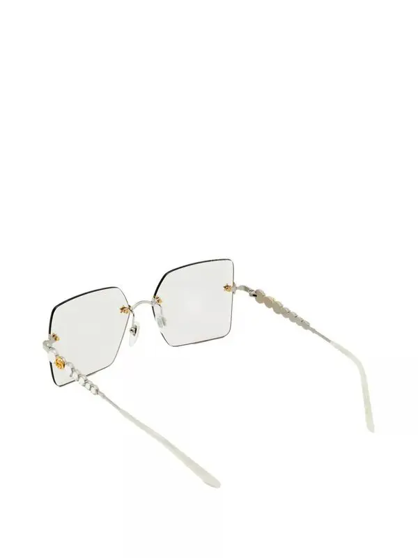 Gucci Crystal-embellished Square Sunglasses