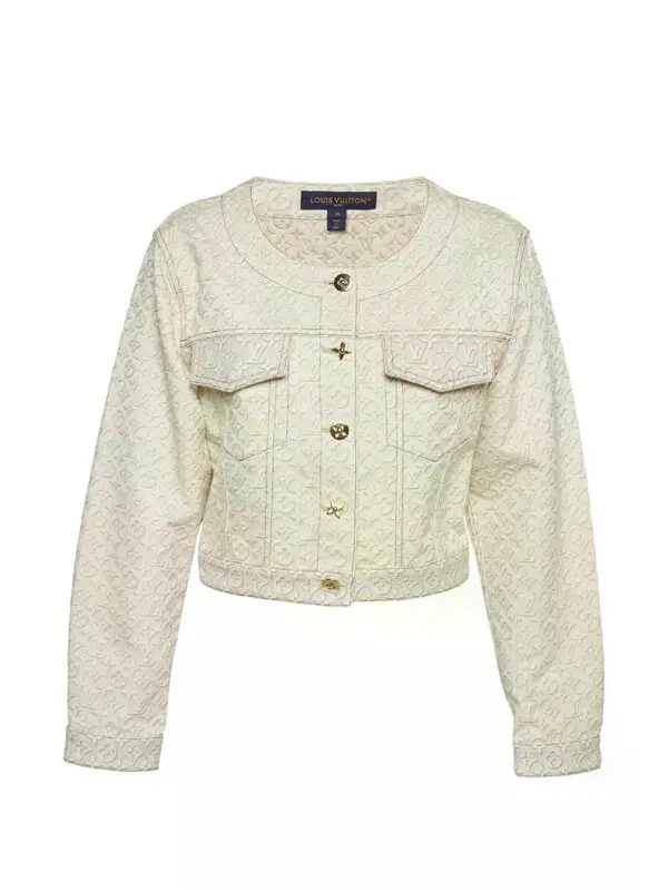 LOUIS VUITTON Monogram Jacquard Denim Jacket