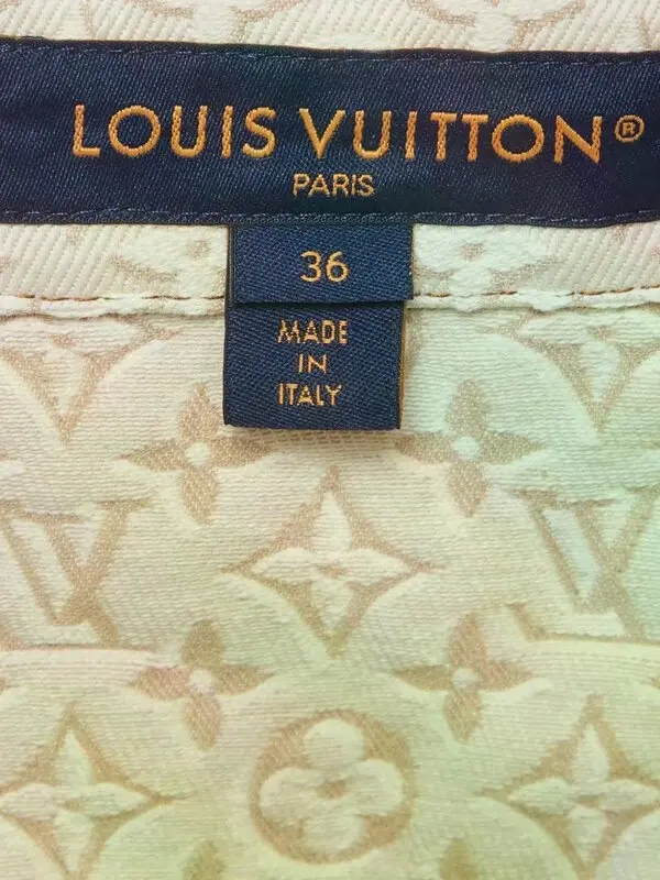 LOUIS VUITTON Monogram Jacquard Denim Jacket