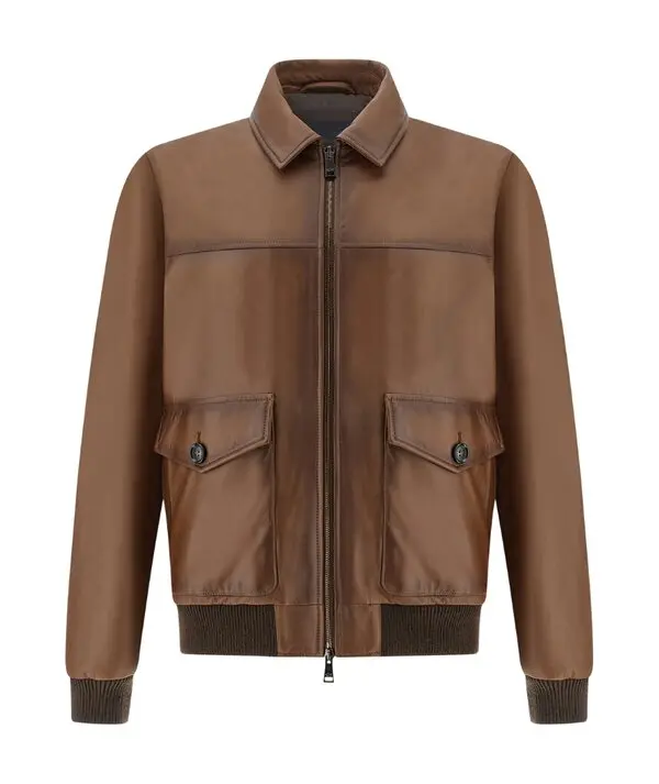 Paul & Shark Aqualeather Bomber Jacket