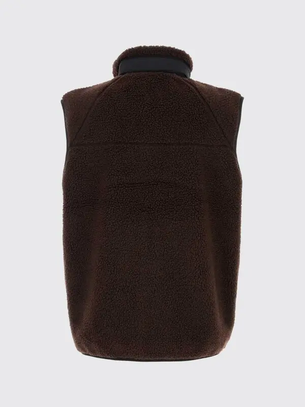 Carhartt Work In Progress High Neck Fleece Gilet With Front Zip Closure