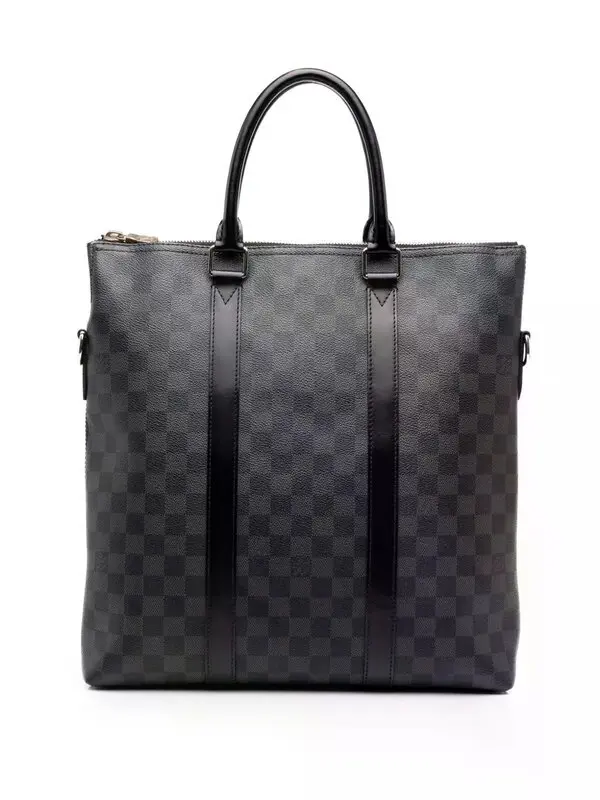 LOUIS VUITTON 2018 Damier Graphite Anton Tote Satchel
