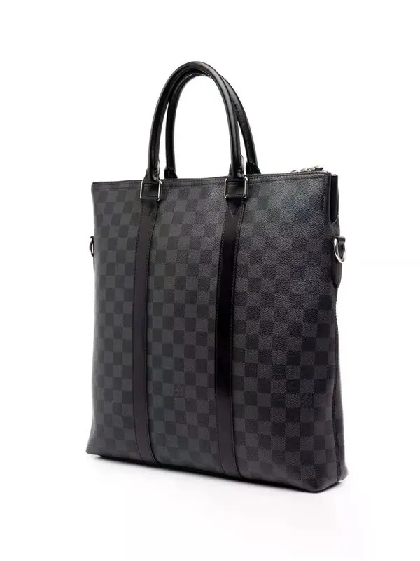 LOUIS VUITTON 2018 Damier Graphite Anton Tote Satchel