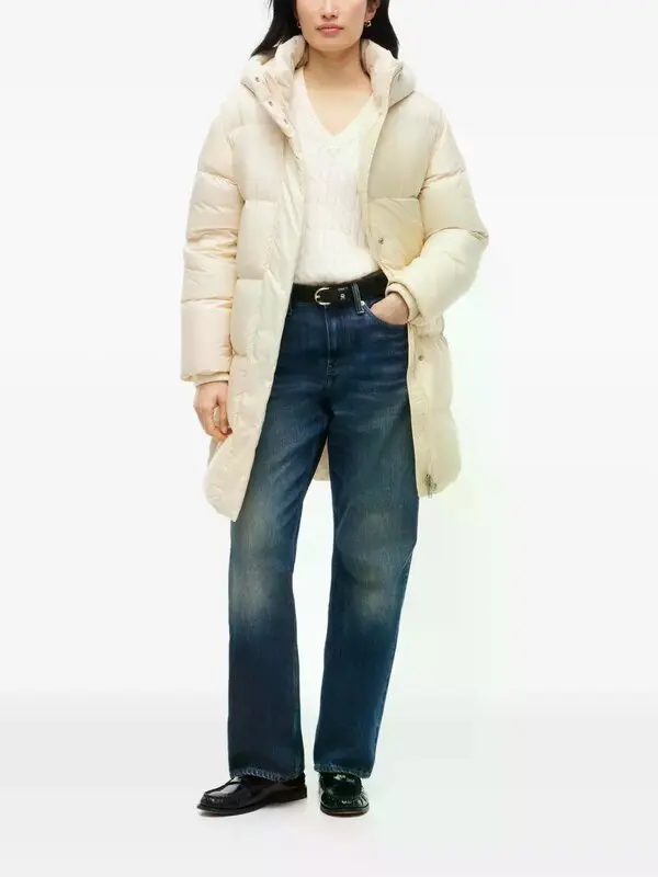 Tommy Hilfiger Hooded Padded Coat - Neutrals