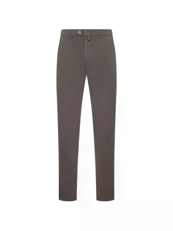 Kiton Straight-leg Cotton Trousers