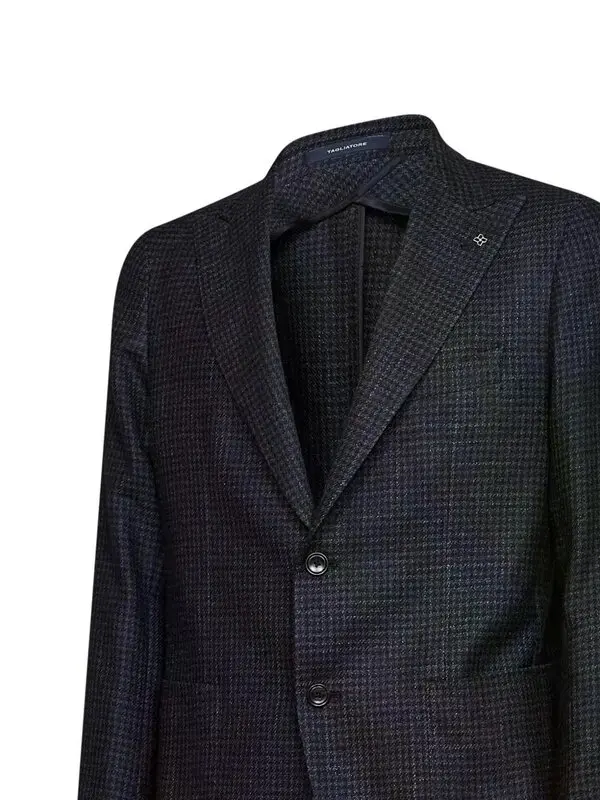 Tagliatore Houndstooth Single-breasted Jacket
