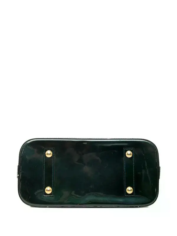LOUIS VUITTON 2000-2020 Monogram Vernis Alma Pm Handbag - Blue