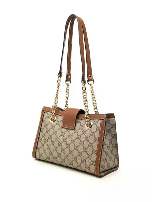 Gucci 2000-2015 Small Gg Supreme Padlock Tote Bag