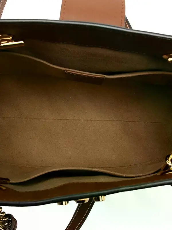 Gucci 2000-2015 Small Gg Supreme Padlock Tote Bag