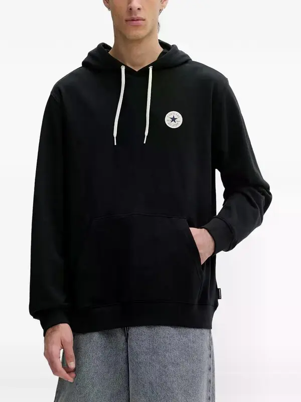 CONVERSE Chuck Taylor Logo-patch Hoodie - Black