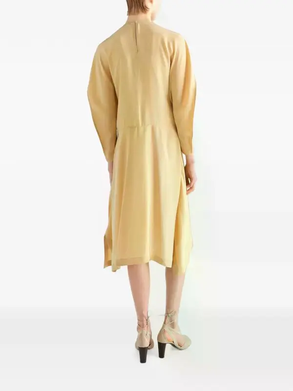 LEMAIRE Midi Dress In Silk And Viscose Cloth