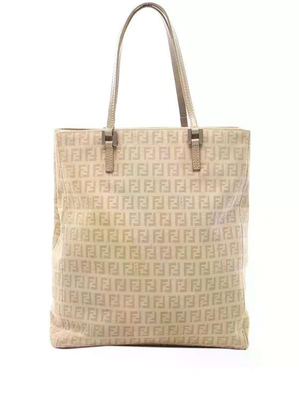 Fendi 2000-2010 Zucchino Canvas Tote Bag