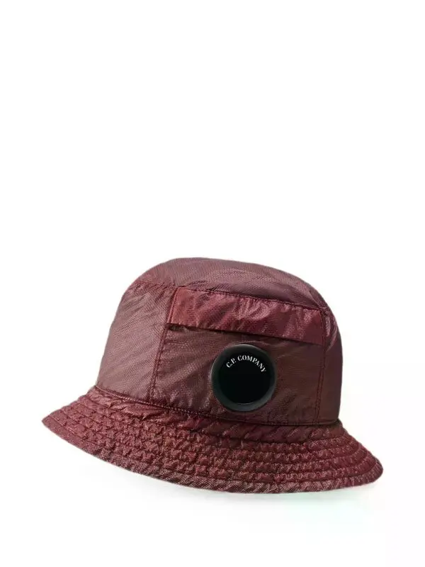 C.P. COMPANY Lens-detail Bucket Hat - Brown