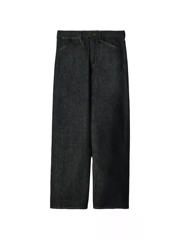 LEMAIRE Straight Five-pocket Pants In Heavy Yarn-dyed Slate Denim