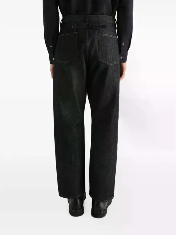 LEMAIRE Straight Five-pocket Pants In Heavy Yarn-dyed Slate Denim