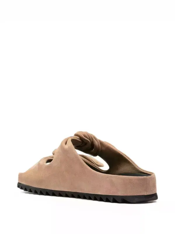 Officine Creative Knot-detail Leather Flat Sandals