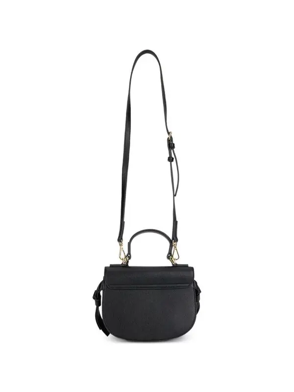 Moschino Logo-plaque Shoulder Bag - Black