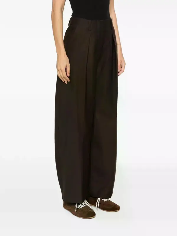 Maje Pleated Flared Trousers