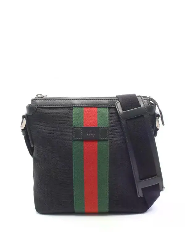 Gucci 2000-2015 Techno Canvas Web Messenger Bag Crossbody Bag