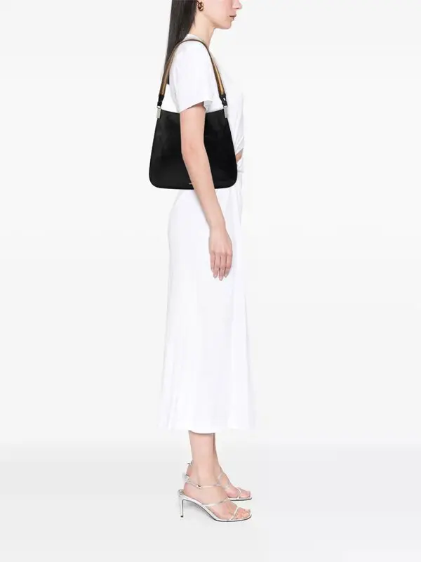 Gucci 20th Century Calfskin Web Shoulder Bag