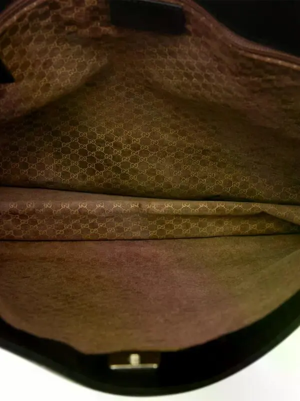 Gucci 20th Century Calfskin Web Shoulder Bag