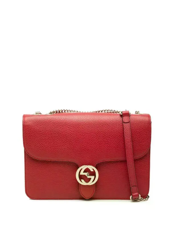 Gucci 2016-2026 Medium Dollar Calfskin Interlocking G Crossbody Bag