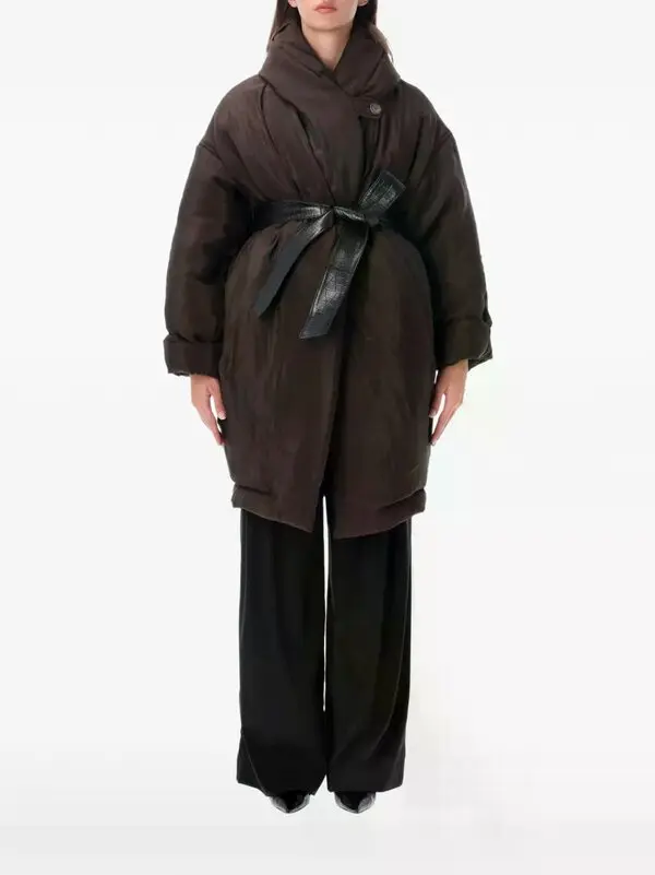 Magda Butrym Belted Padded Coat