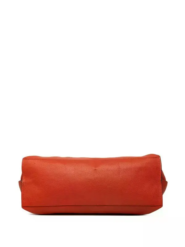 Gucci 2000-2015 Large Calfskin Bamboo Daily Satchel