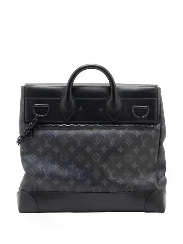 LOUIS VUITTON 2019 Monogram Eclipse Steamer Pm Satchel
