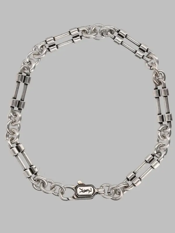 Saint Laurent Bracciale A Catena Con Moschettone