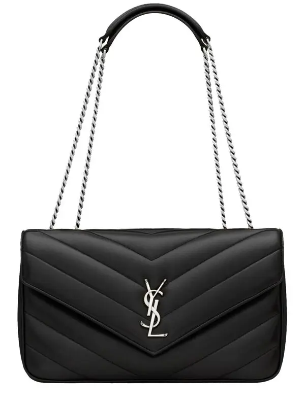 Saint Laurent Borsa Loulou Medium - Black
