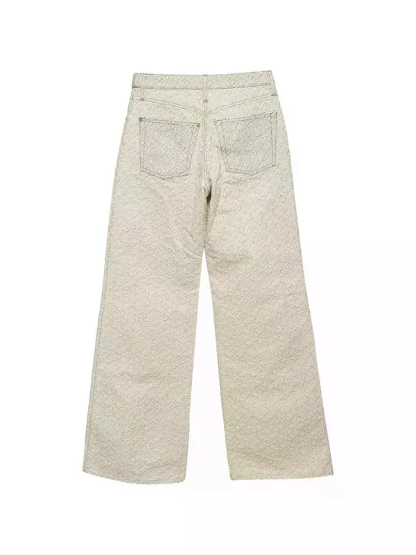 LOUIS VUITTON Monogram Flared Jeans
