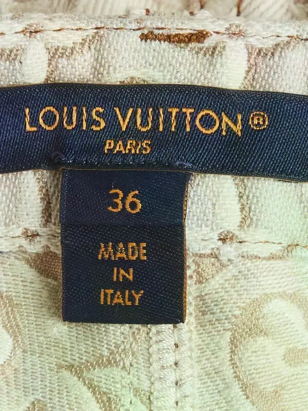 LOUIS VUITTON Monogram Flared Jeans