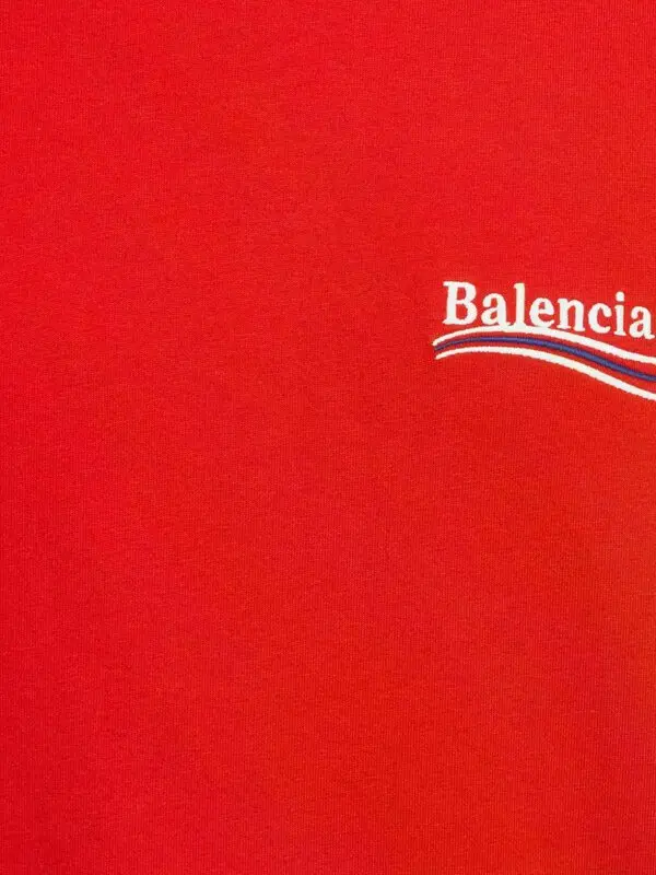Balenciaga Logo-embroidered Oversized T-shirt