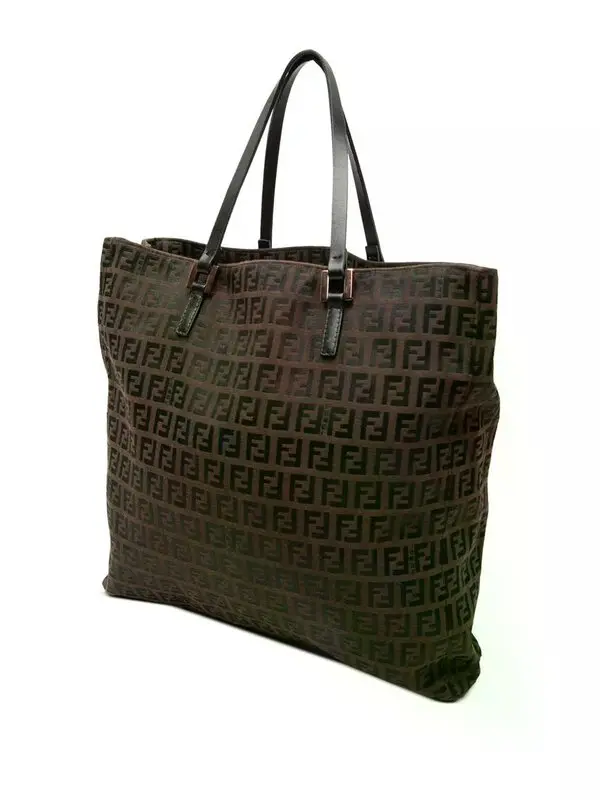 Fendi 2000-2010 Zucchino Canvas Tote Bag