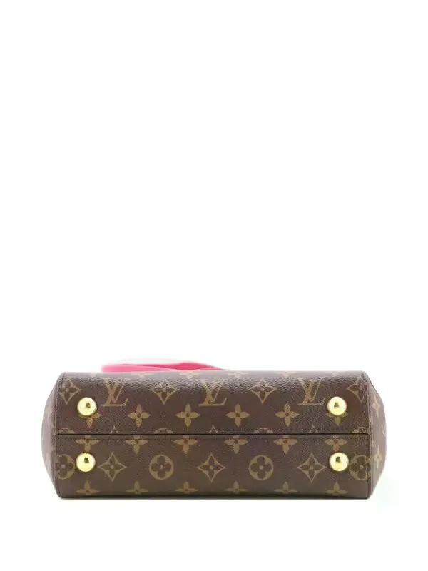 LOUIS VUITTON Cluny Top Handle Bag Monogram Canvas Bb Satchel