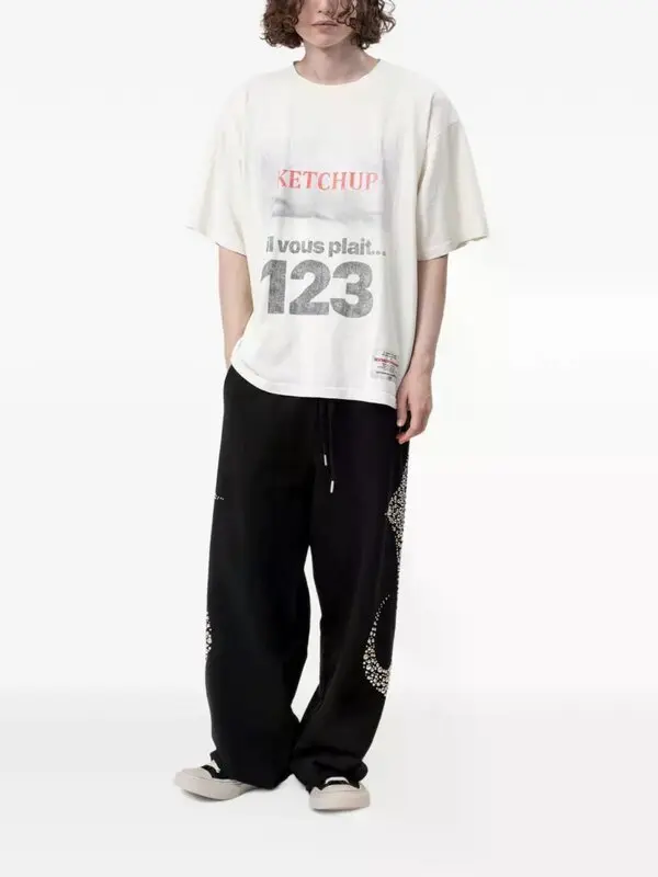 RRR123 Ketchup Cva Logo-print Cotton T-shirt