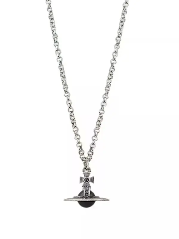 VIVIENNE WESTWOOD Tiny Orb Pendant Necklace - Silver