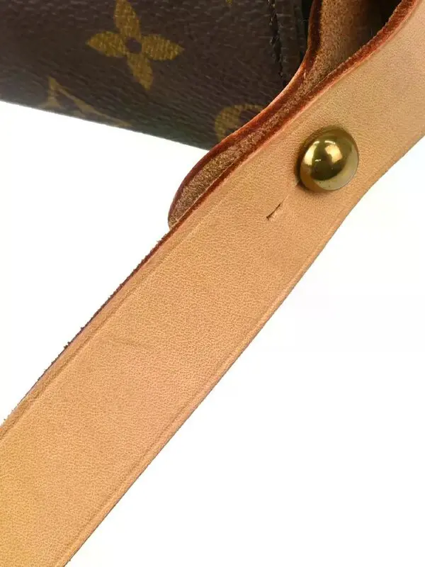 LOUIS VUITTON Monogram Cartouchiere Gm Leather-trim Crossbody Bag
